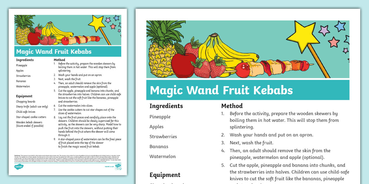 Magic Wand Fruit Kebabs Recipe