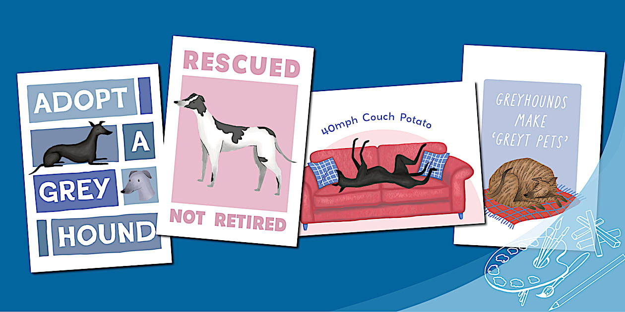 Greyhound Sayings Posters Pack | Twinkl Art Gallery - Twinkl