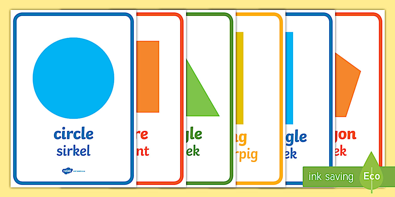 2D Shape Display Posters (Teacher-Made) - Twinkl