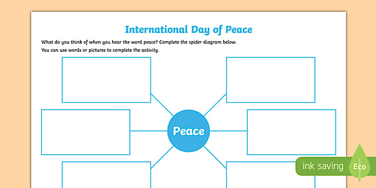 Peace Writing Worksheet / Worksheet-Irish, worksheet