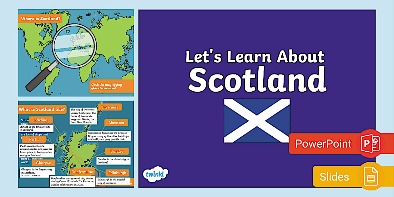 All About Scotland PowerPoint & Google Slides - Twinkl