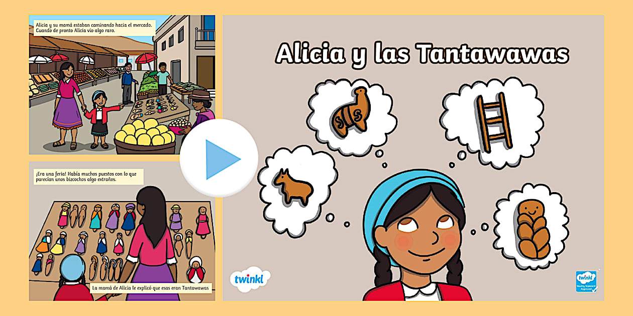 PowerPoint: Cuento de Alicia y las Tantawawas | Twinkl