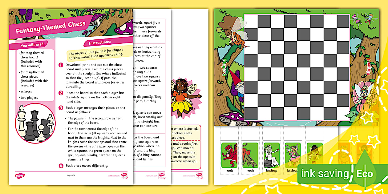 Fantasy-Themed Chess