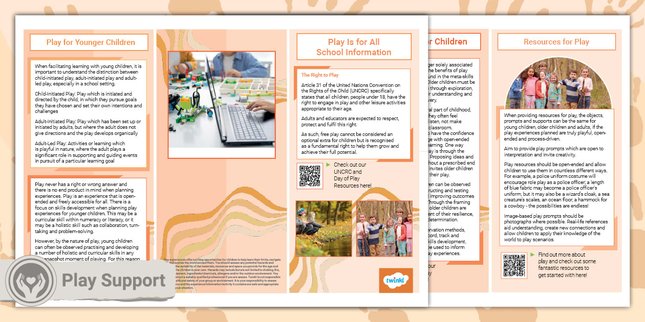 Play for All - School Information Leaflet (teacher made)
