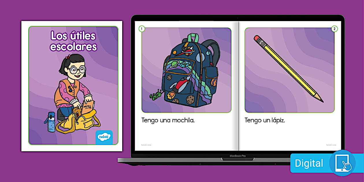 eBook emergente: Los útiles escolares
