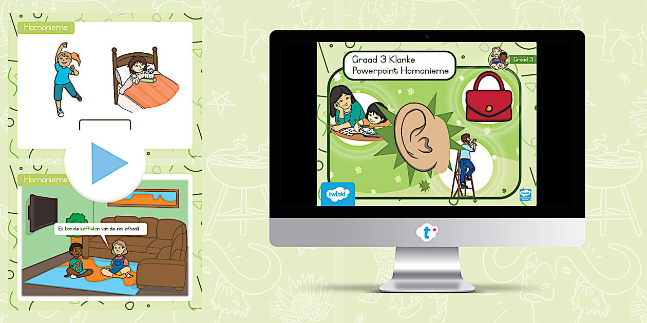 Graad 3 Klanke Powerpoint Homonieme (teacher made) - Twinkl