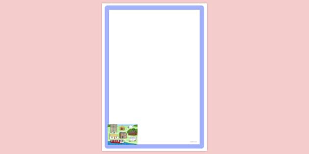 Houses and Homes Page Border | Page Borders | Twinkl