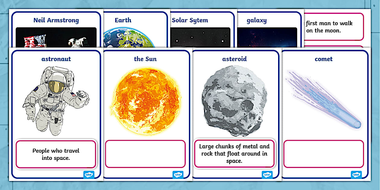 Originals Explorers: Space Glossary Game - Twinkl