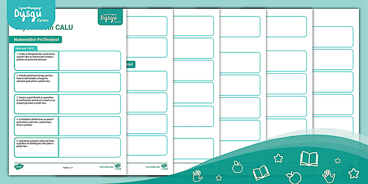DP CALU: Safonau a Thystiolaeth CALU yng Nghymru - Twinkl