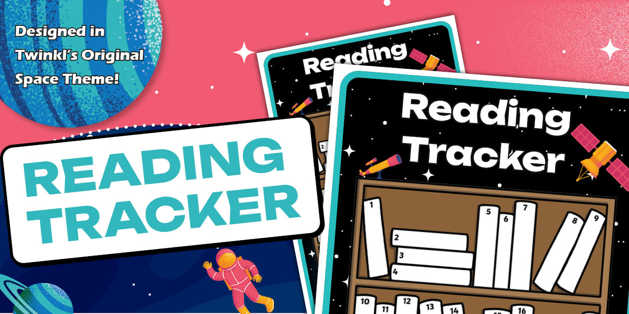 Space-Themed Reading Tracker - Twinkl Ireland