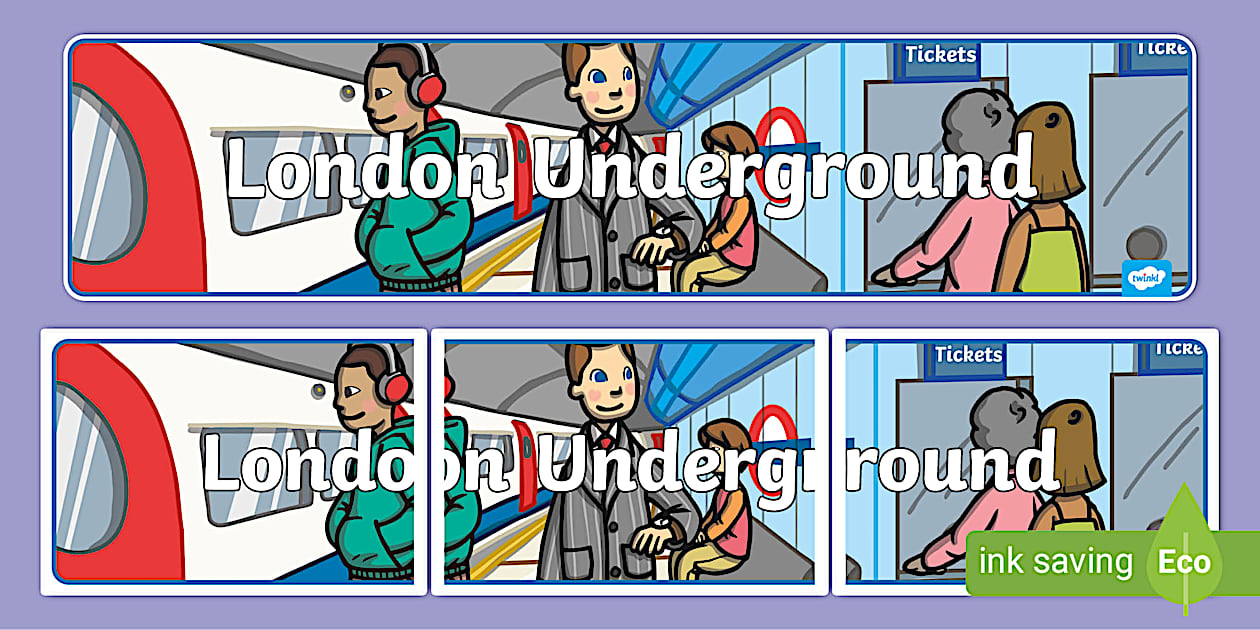 London Underground Role Play Banner (Teacher-Made) - Twinkl