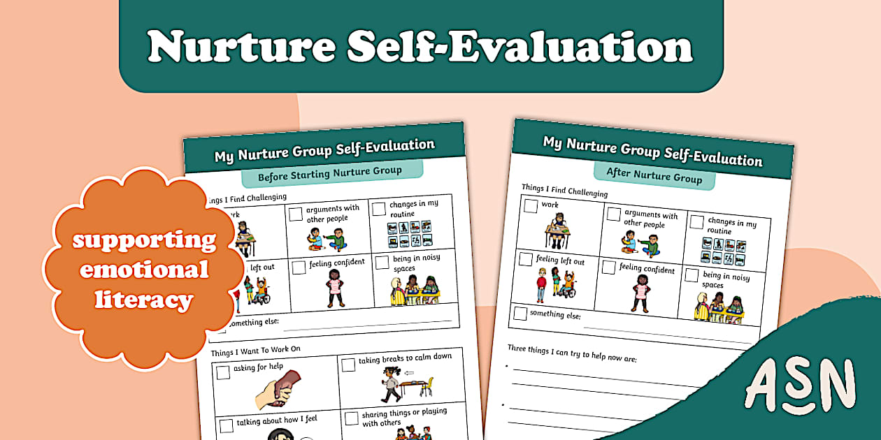 Self-Evaluation Sheet for Nurture Group
