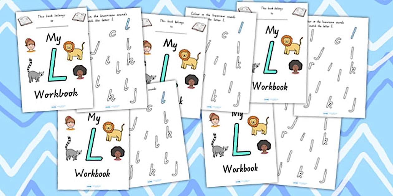 TAS My Workbook L Uppercase (teacher made) - Twinkl