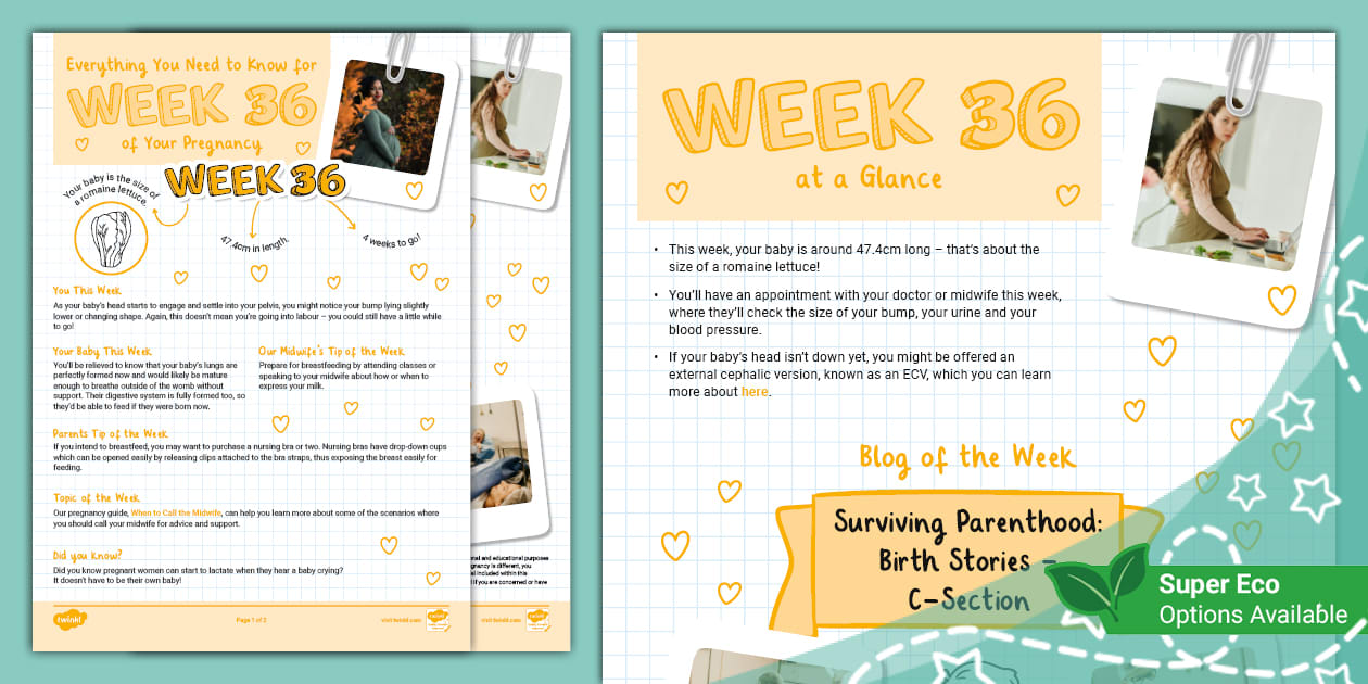 Everything You Need to Know for Week 36 of Your Pregnancy