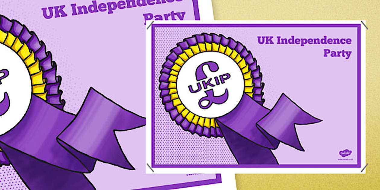 United Kingdom Political UK Independence Party Display Poster