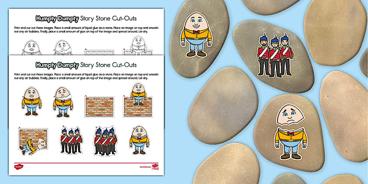 Humpty Dumpty Story Stone Cut-Outs