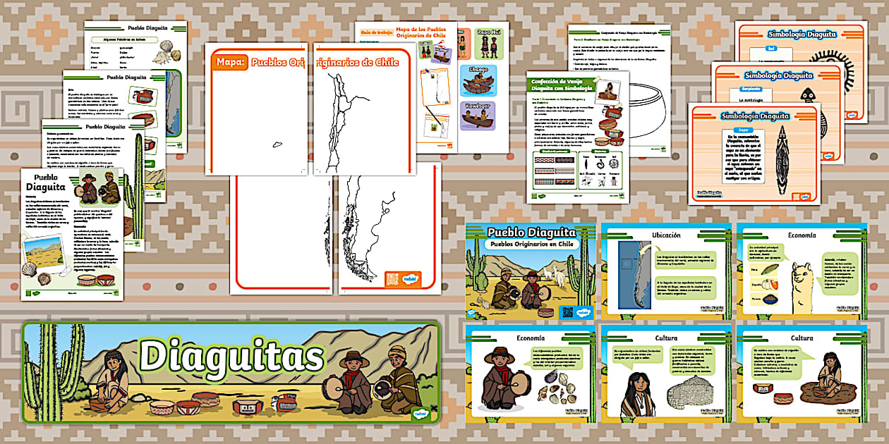 Pack de Recursos: Clases sobre el pueblo Diaguita - Twinkl