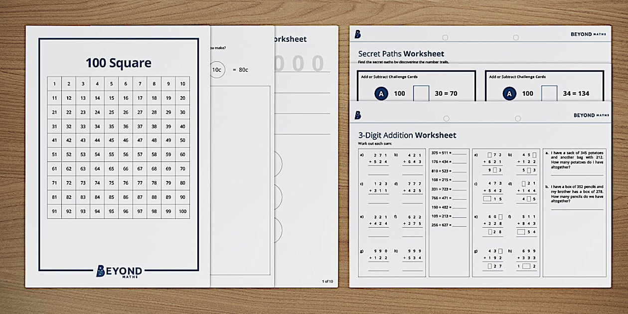 Addition Catch Up Resource Pack - Beyond Secondary Maths