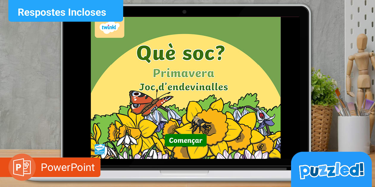 Joc d'endevinalles: Què soc? La primavera - Català