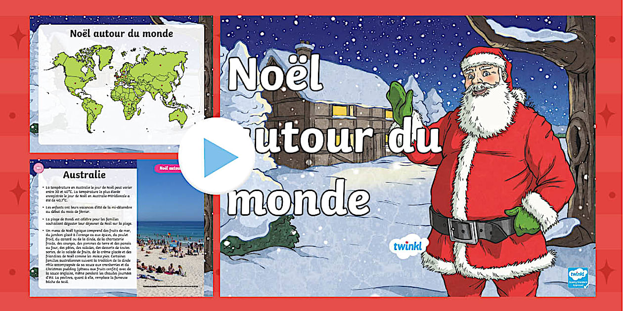 Powerpoint - Noël autour du monde (teacher made) - Twinkl