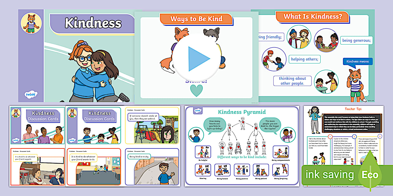 Character Education Kindness Assembly and Discussion Pack