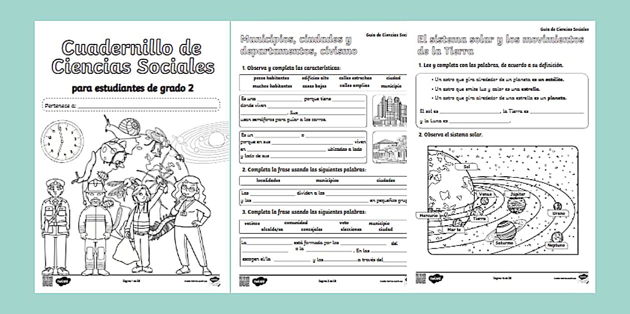 Cuadernillo de Ciencias Sociales para 2° - Twinkl Colombia