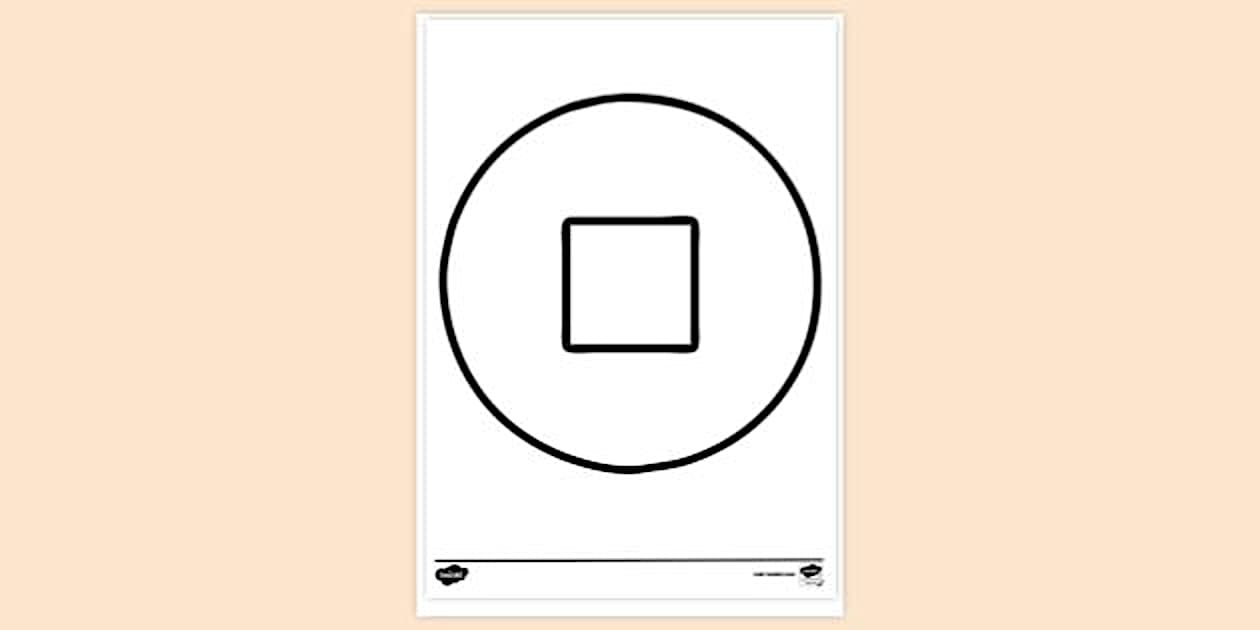 Stop Button Colouring Sheet | Colouring Pages (teacher made)