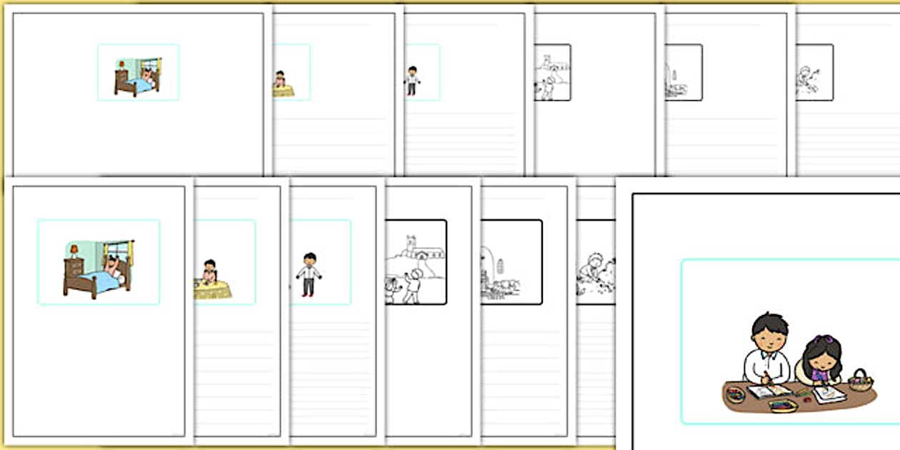 It Is Easter Time Story Writing Frames (teacher made)