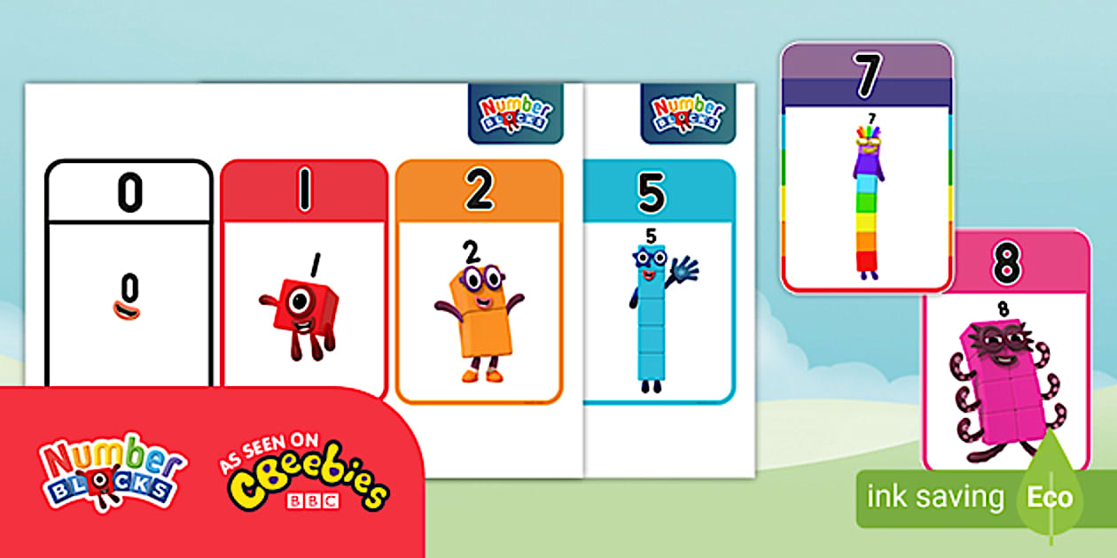 FREE! - 👉 Numberblocks: 0 - 10 Number Cards | Block Counting Resource