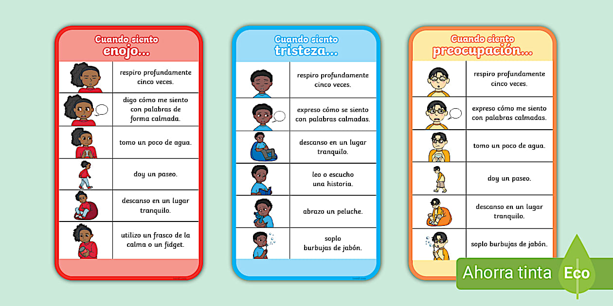 Regulación emocional - tarjetas (teacher made) - Twinkl
