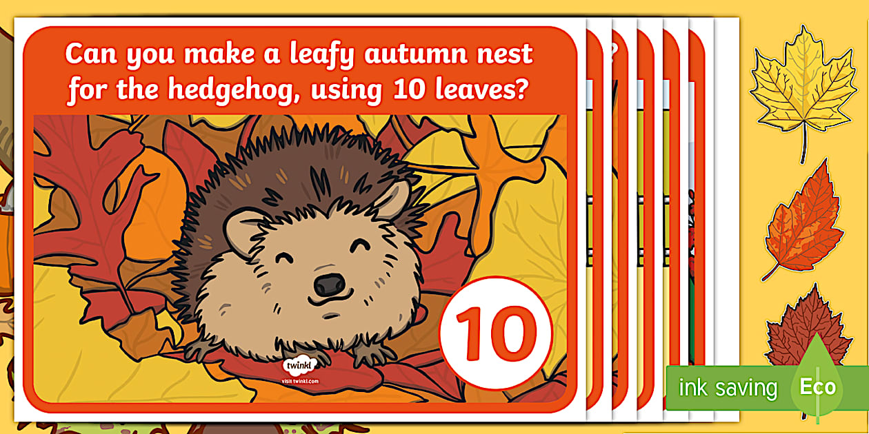 Autumn-Themed Counting Posters Activity Pack (Teacher-Made)