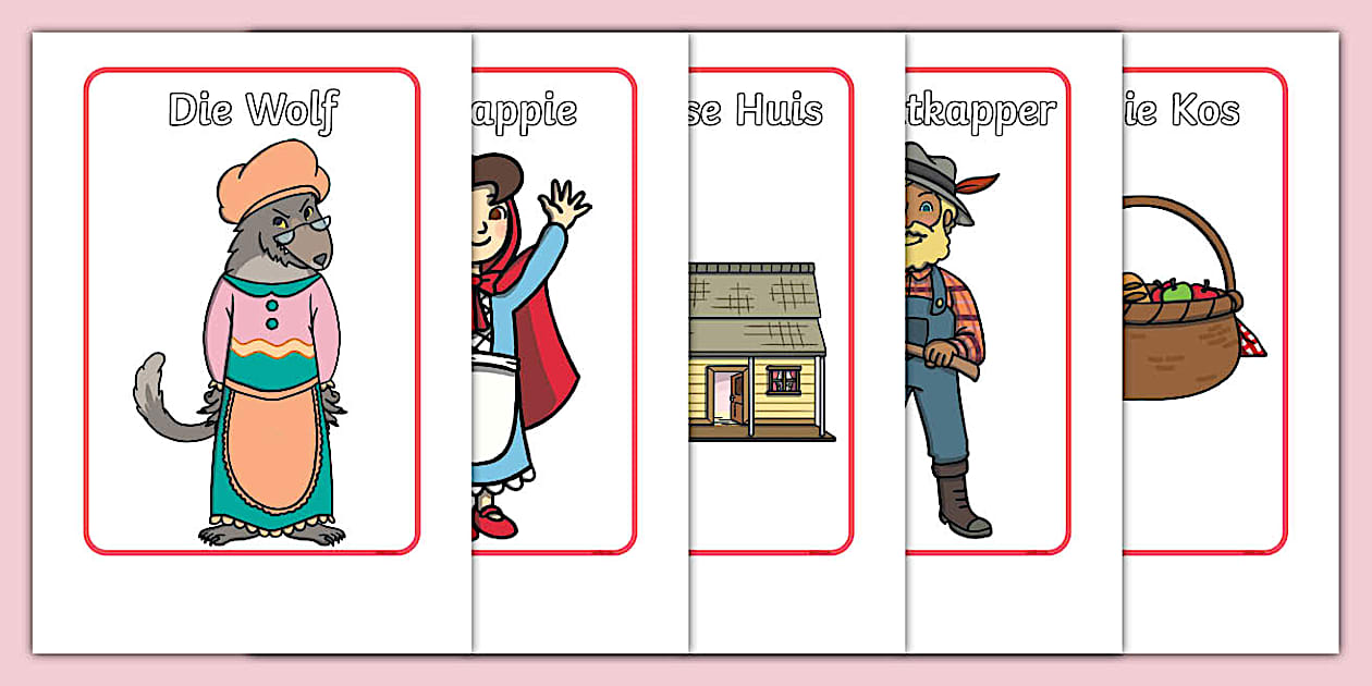 Rooikappie Vertoon Prente (teacher made) - Twinkl