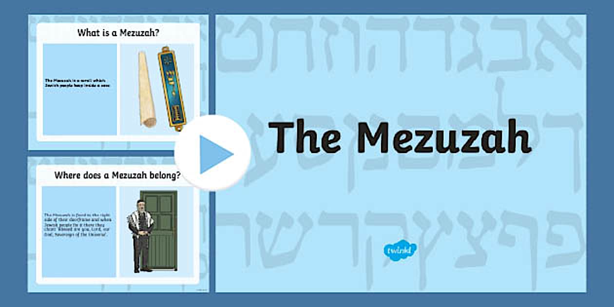 Mezuzah PowerPoint - KS2 Resource (teacher made) - Twinkl