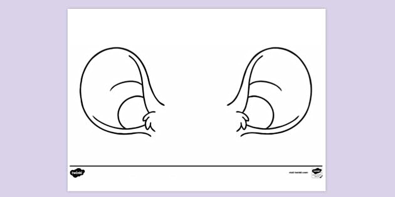Mouse Ears Colouring | Colouring Sheets (Teacher-Made)