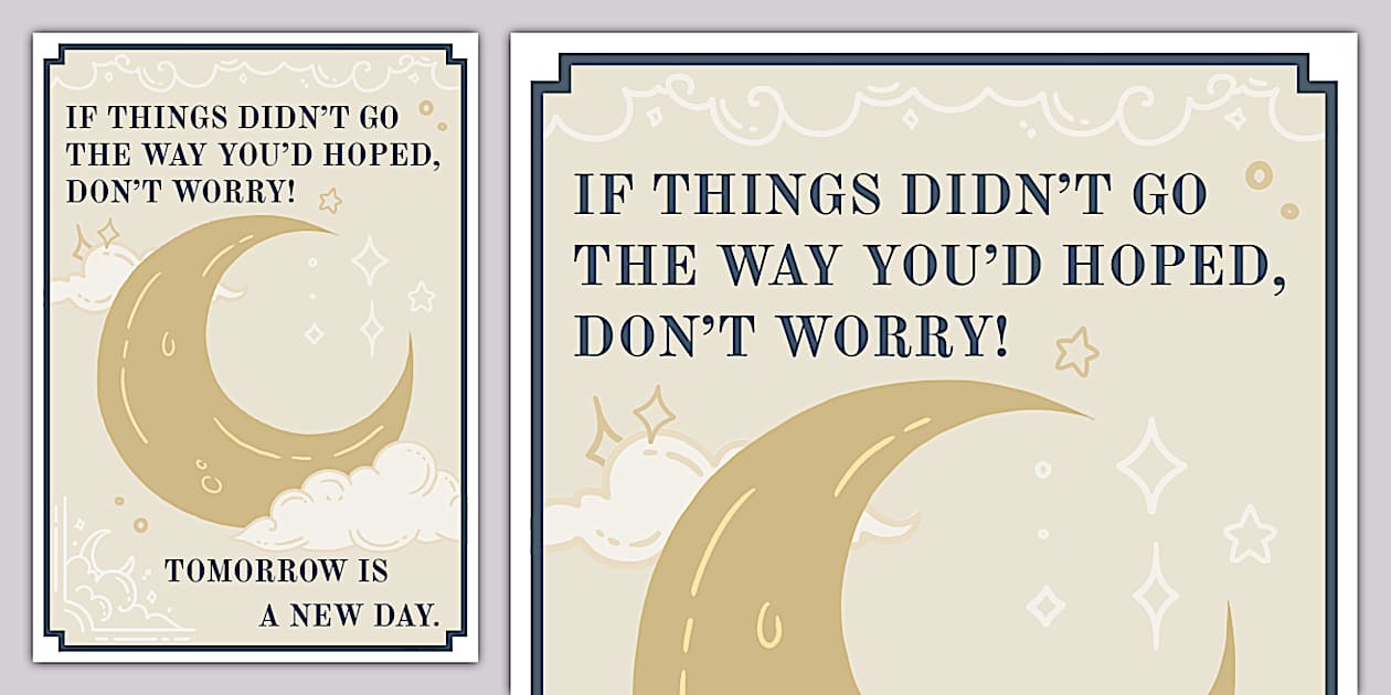 Celestial-Themed Positive Affirmation Poster (teacher made)