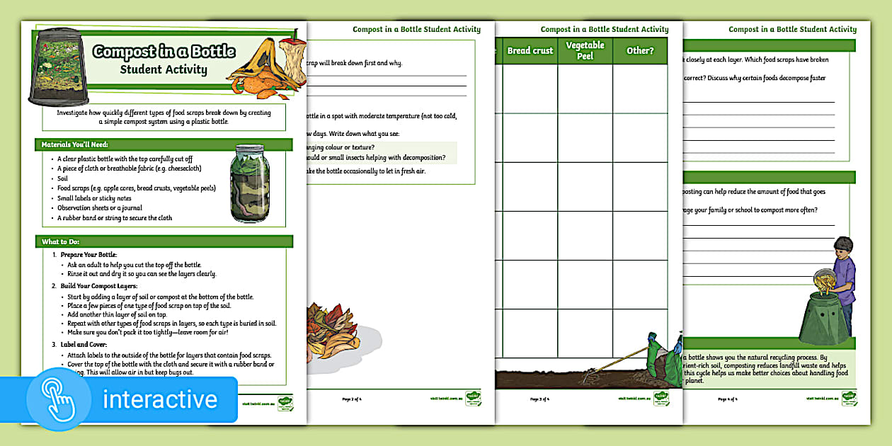 Compost in a Bottle (Hecho por educadores) - Twinkl