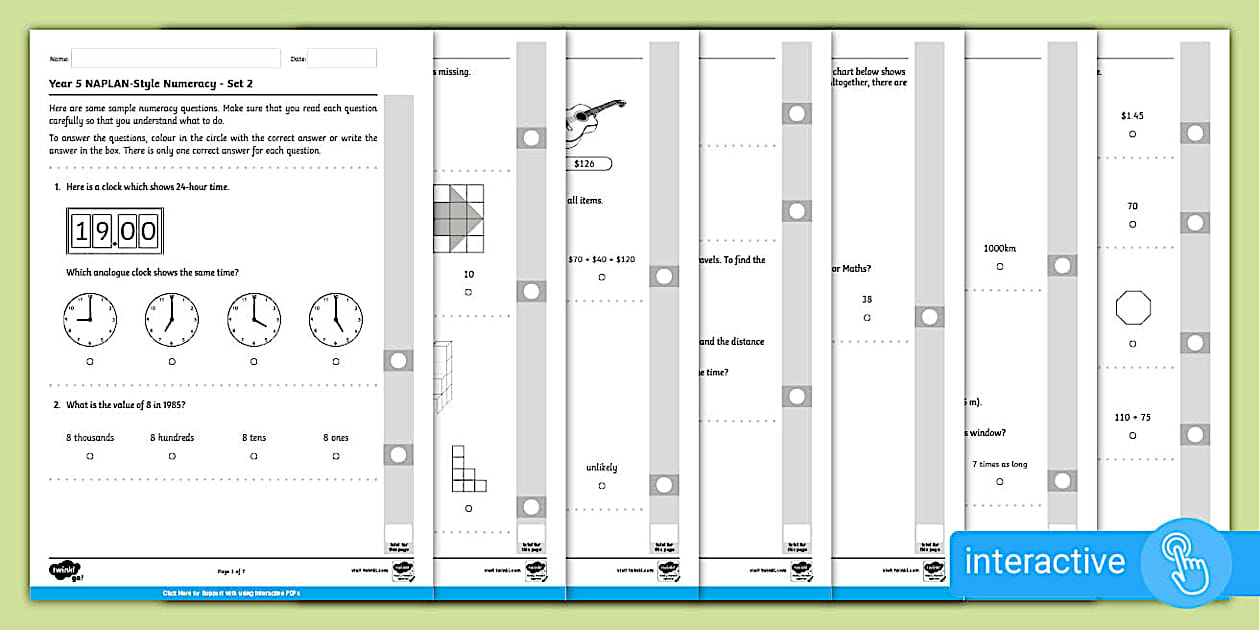 NAPLAN Online Practice Test for Year 5 | NAPLAN | Twinkl