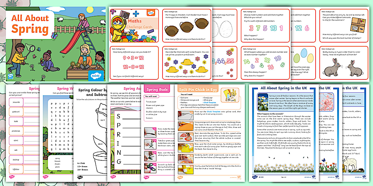 KS1 Spring Resource Pack (teacher made) - Twinkl