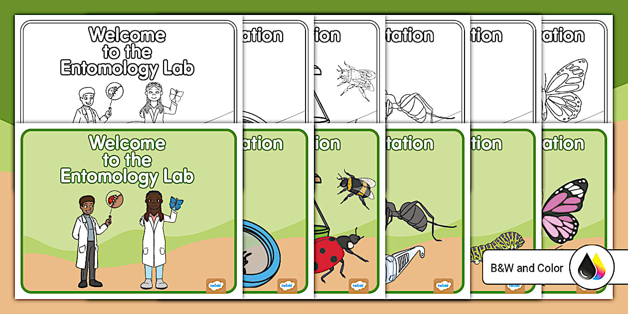 Entomology Lab Dramatic Play Posters (teacher made) - Twinkl