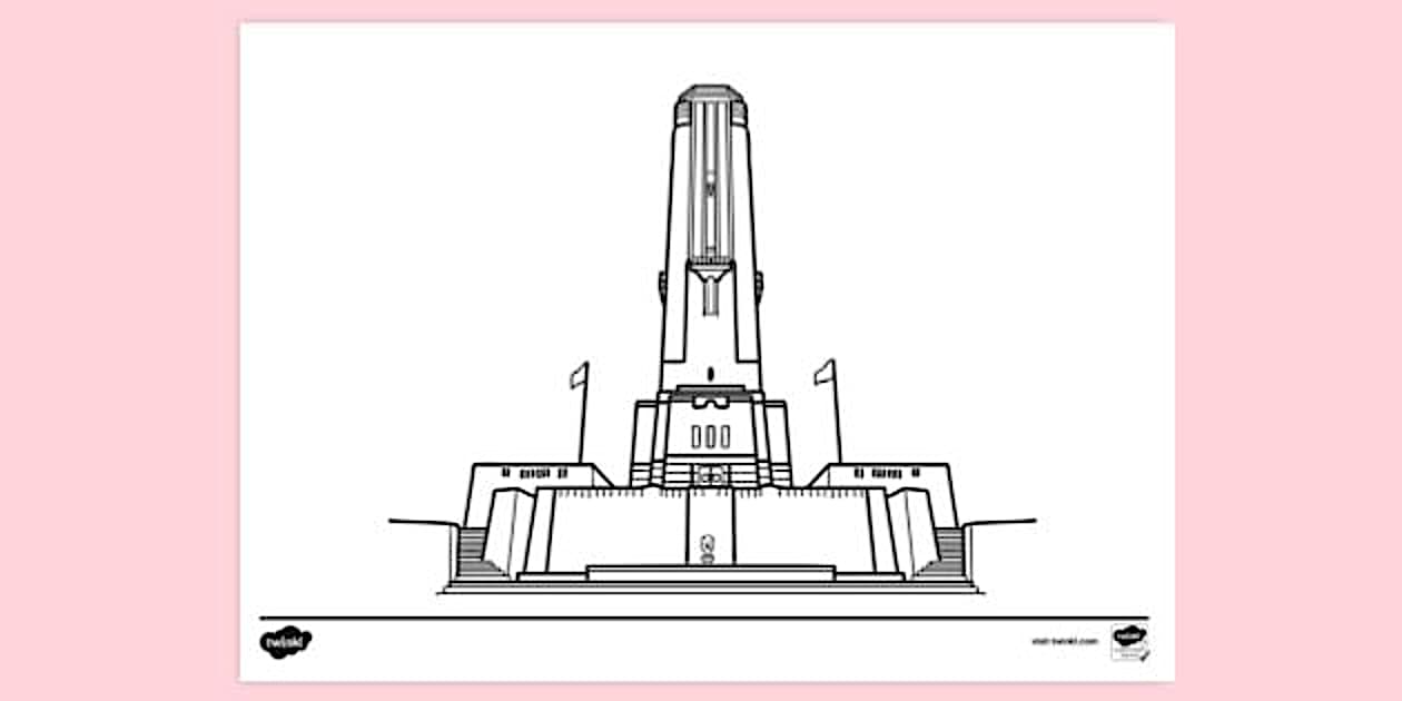 War Memorial Colouring Sheets | Colouring Pages - Twinkl
