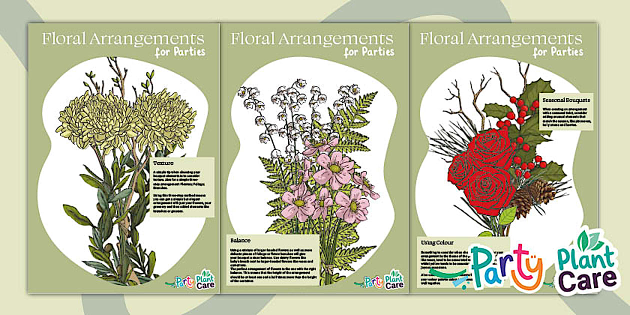 Flower Arranging Tips for Parties