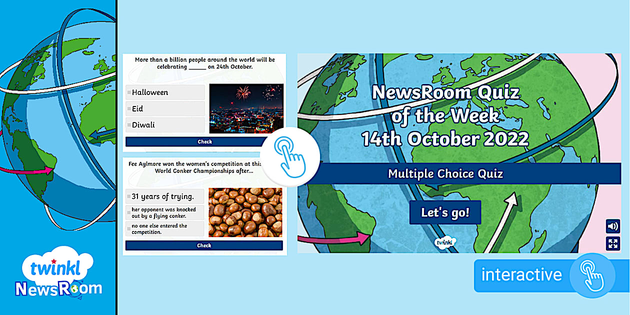 NewsRoom Interactive Weekly Quiz - 14th October 2022