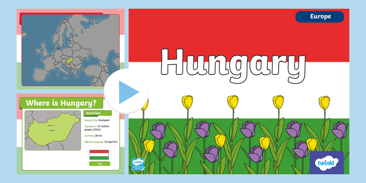 KS1 Hungary PowerPoint - Europe - Geography (Teacher-Made)
