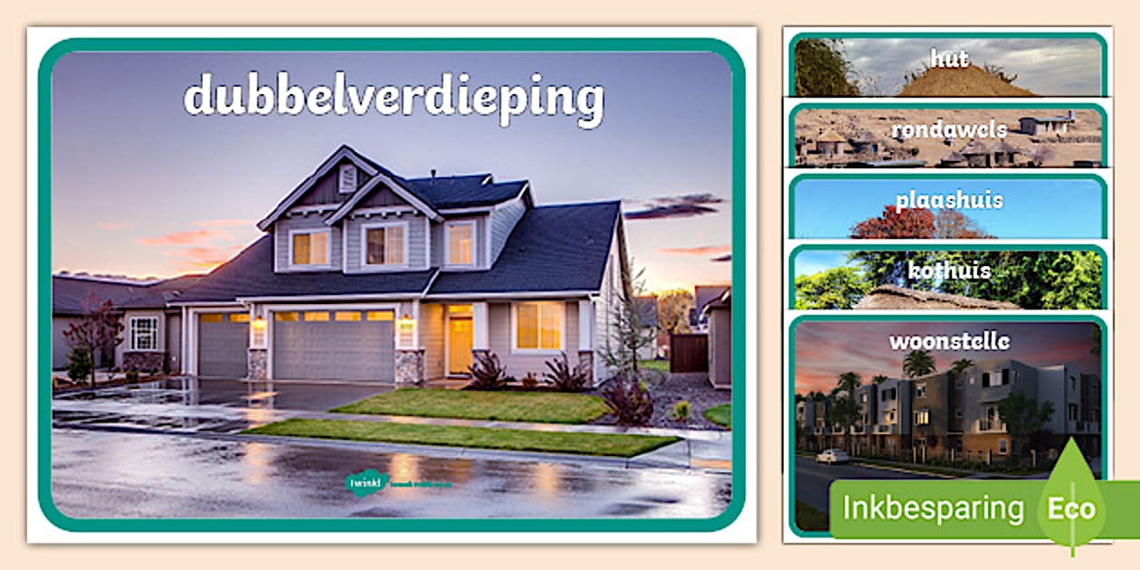 Huise Vertoonprente (ティーチャーメイド) - Twinkl