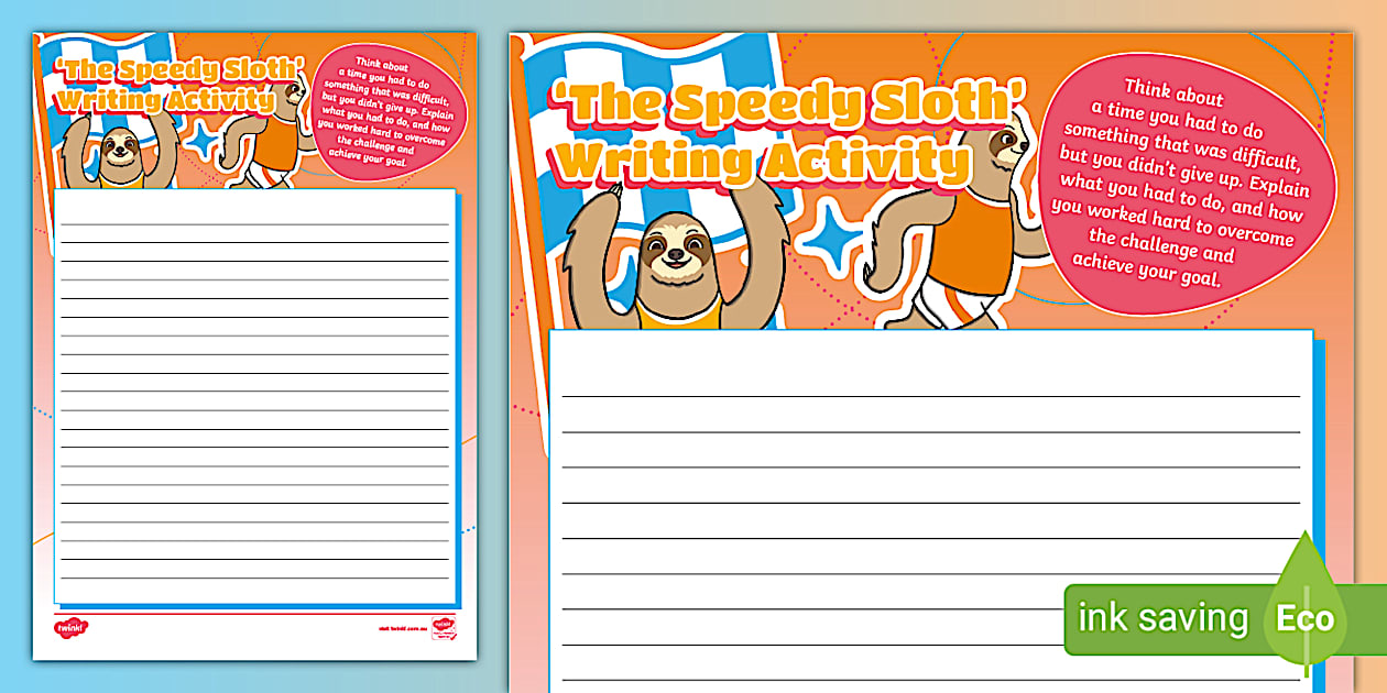 National Simultaneous Storytime 2023 Writing Activity