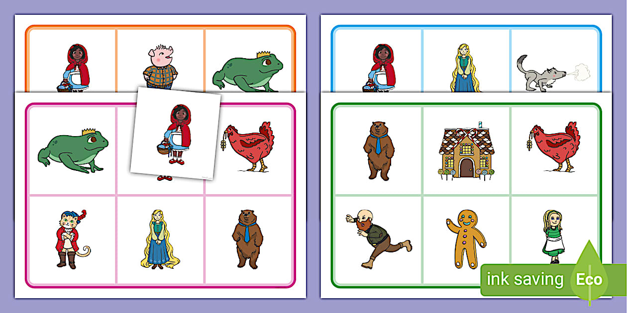 Traditional Tales Bingo - Twinkl