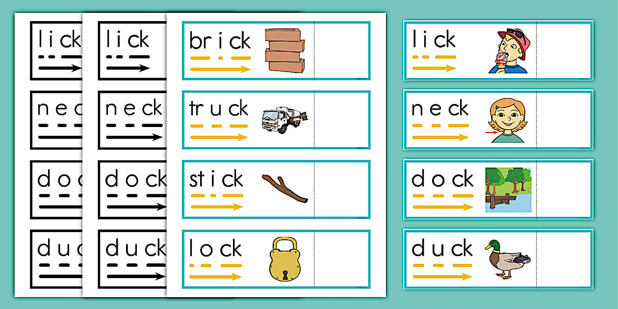 -ck Digraphs Read and Reveal Worksheet for 1st-2nd Grade