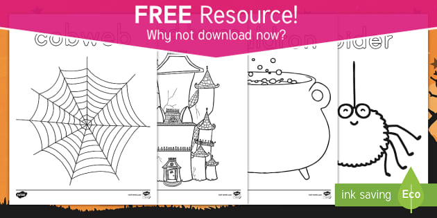 FREE Halloween Coloring Sheets for Kids | Printable | Twinkl
