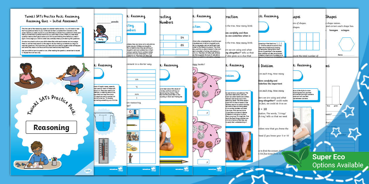 SATs Reasoning Paper And Maths Revision Booklet - Twinkl
