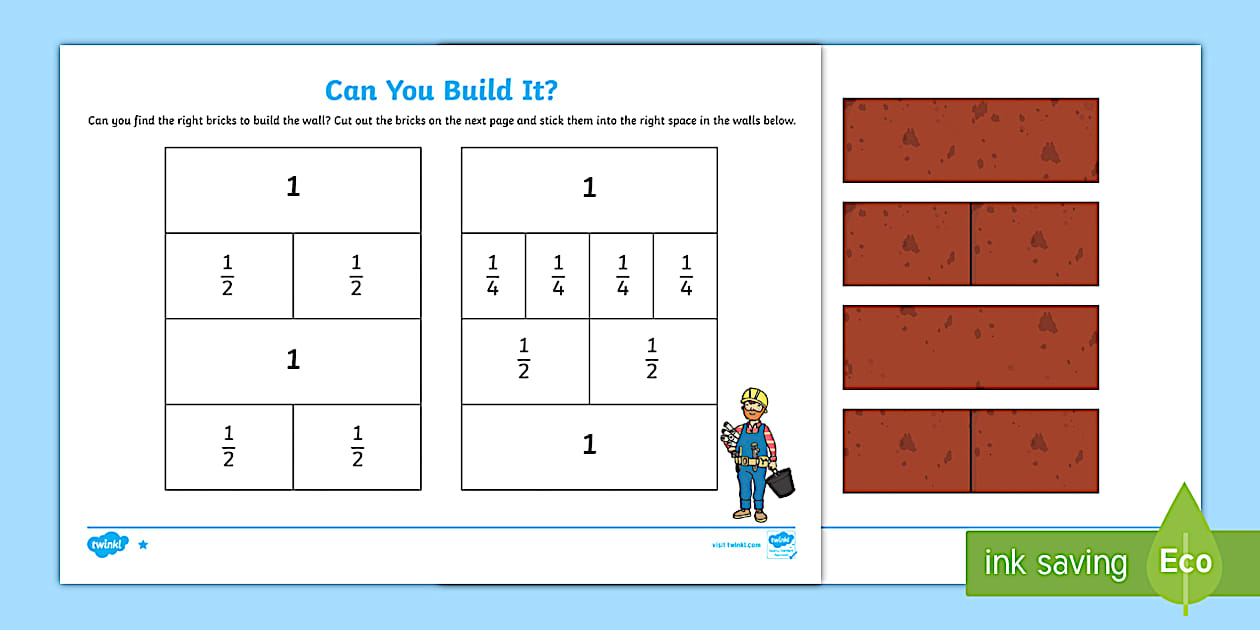 Can you build it? Worksheet / Worksheet (teacher made)